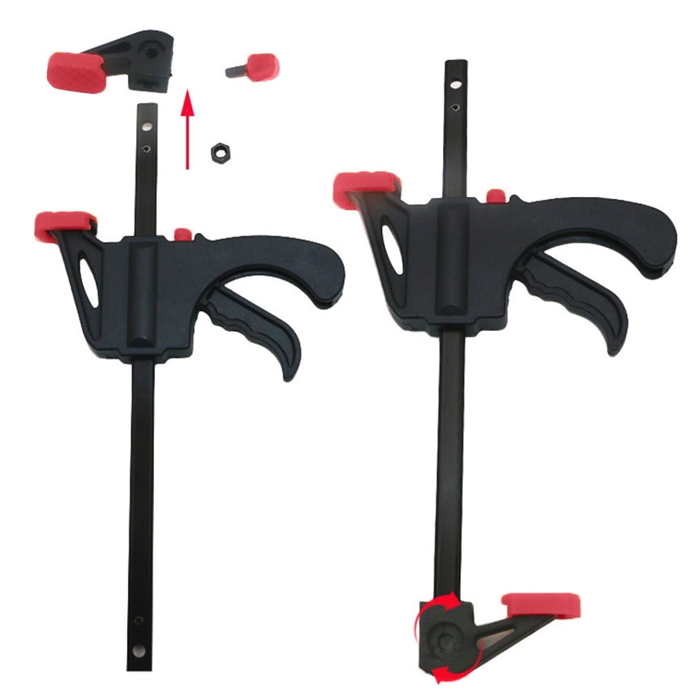 4 Inch Wood Working Bar F Clamp Grip Release DIY Hand Angle Clamps 30 ...