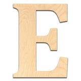 4 Inch Wooden Letter E Ready for Painting or Decorating - Walmart.com