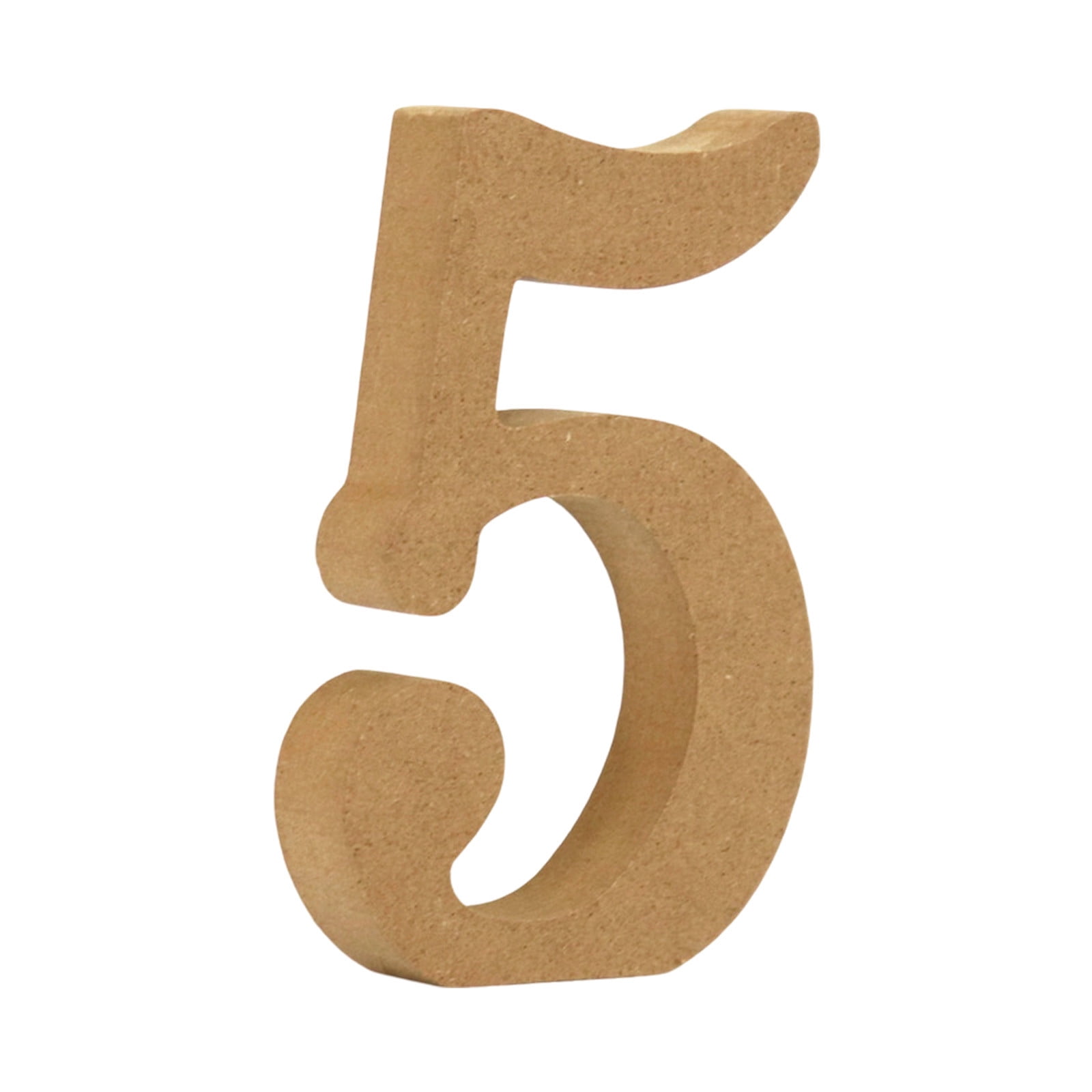 4 Inch Wooden Letters - Unfinished Wood Alphabet Craft Letters for DIY ...