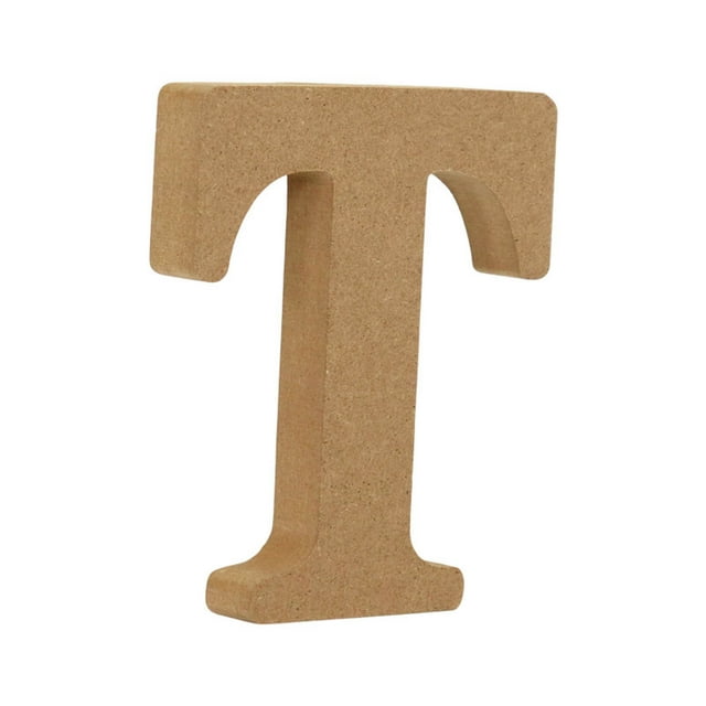 4 Inch Wooden Letters - Unfinished Wood Alphabet Craft Letters for DIY ...