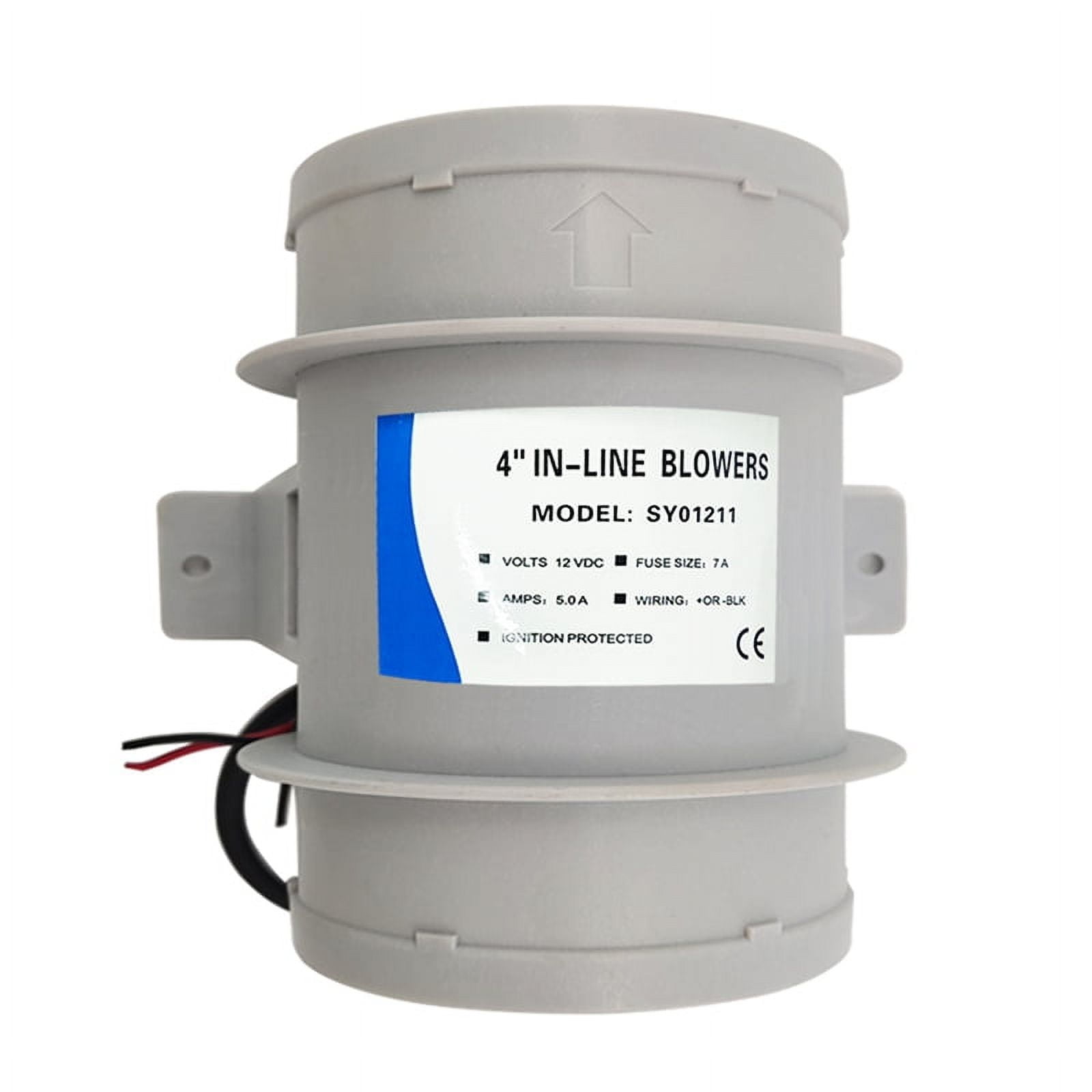 4 Inch in-Line Blowers Boat Bilge Blower Cool Fan Marine Cabin ...