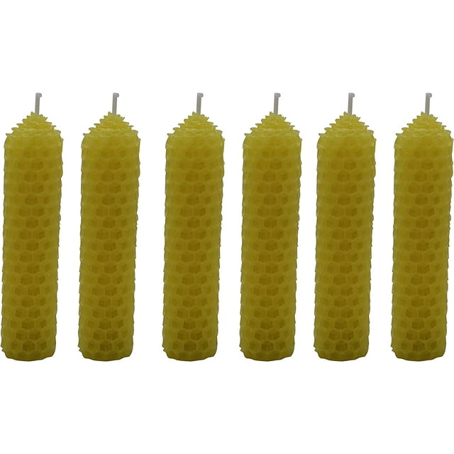 4 Inches 100% Pure Natural Handmade Beeswax Honeycomb Hand Rolled ...