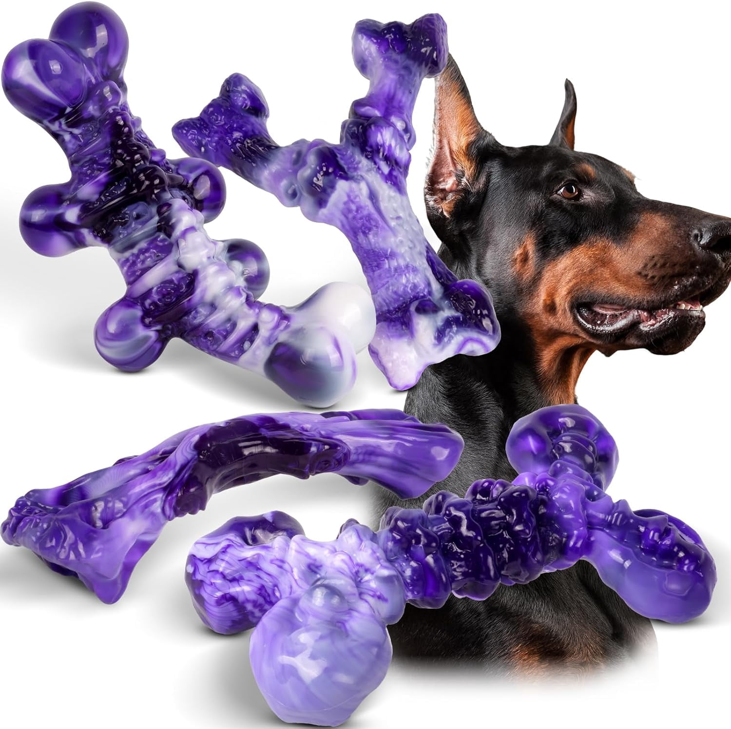 4- Indestructible for Etra-Large Dogs - Aggressive Chewers, Durable ...