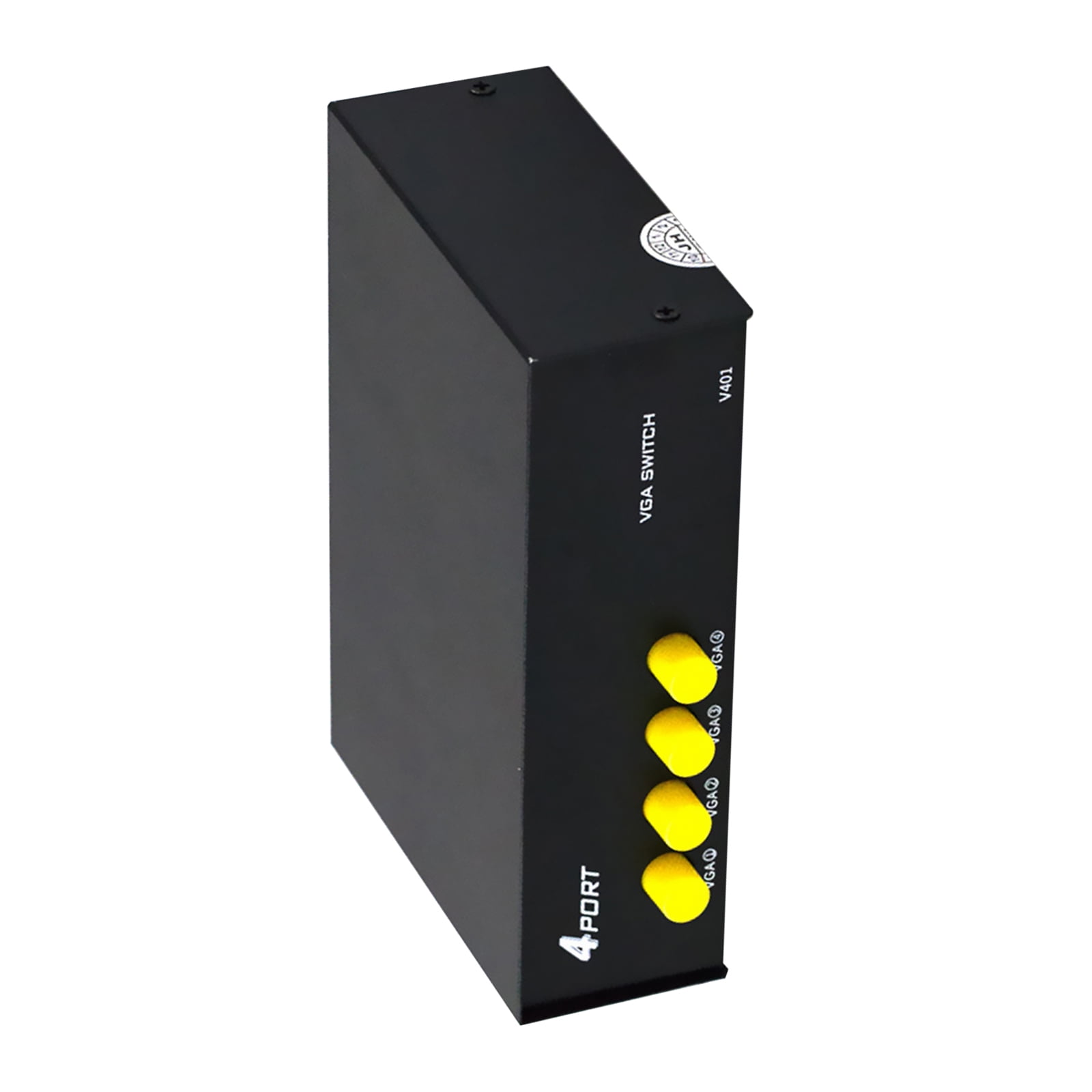 4 Input 1 Output VGA Switcher Panel Button for Easy Switching, Nickel ...
