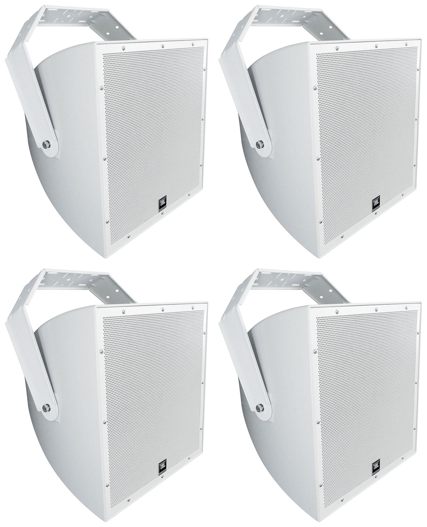 4 JBL AWC159 15" 300w 2-Way Indoor/Outdoor 70V Surface Mount Commercial ...