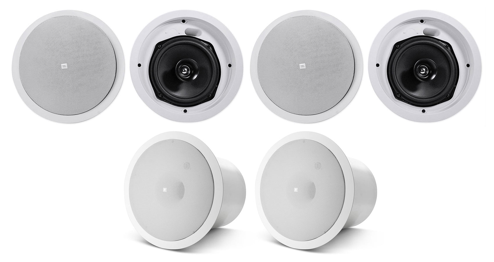 (4) JBL Control 26C 6.5" 150w In-Ceiling Home Theater Speakers+JBL ...