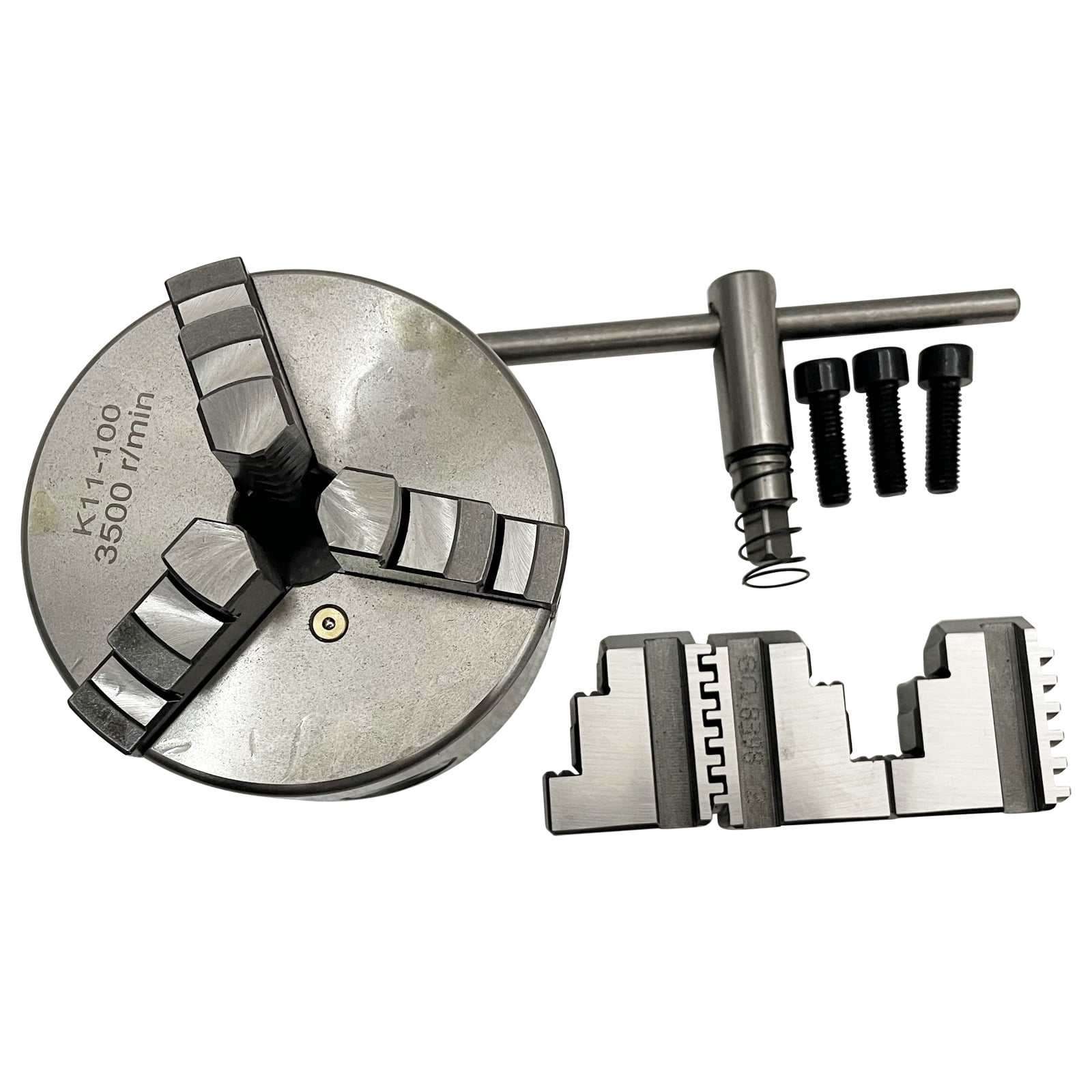 4 Jaw Lathe Chuck Self-Centering Chuck K11-100 for Mini Metal Lathe ...