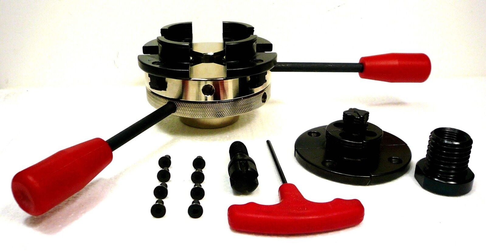 4-Jaw x 4" Self-Centering Wood Lathe Bowl Chuck + 2 Jaw Sets Fits 3/4 ...