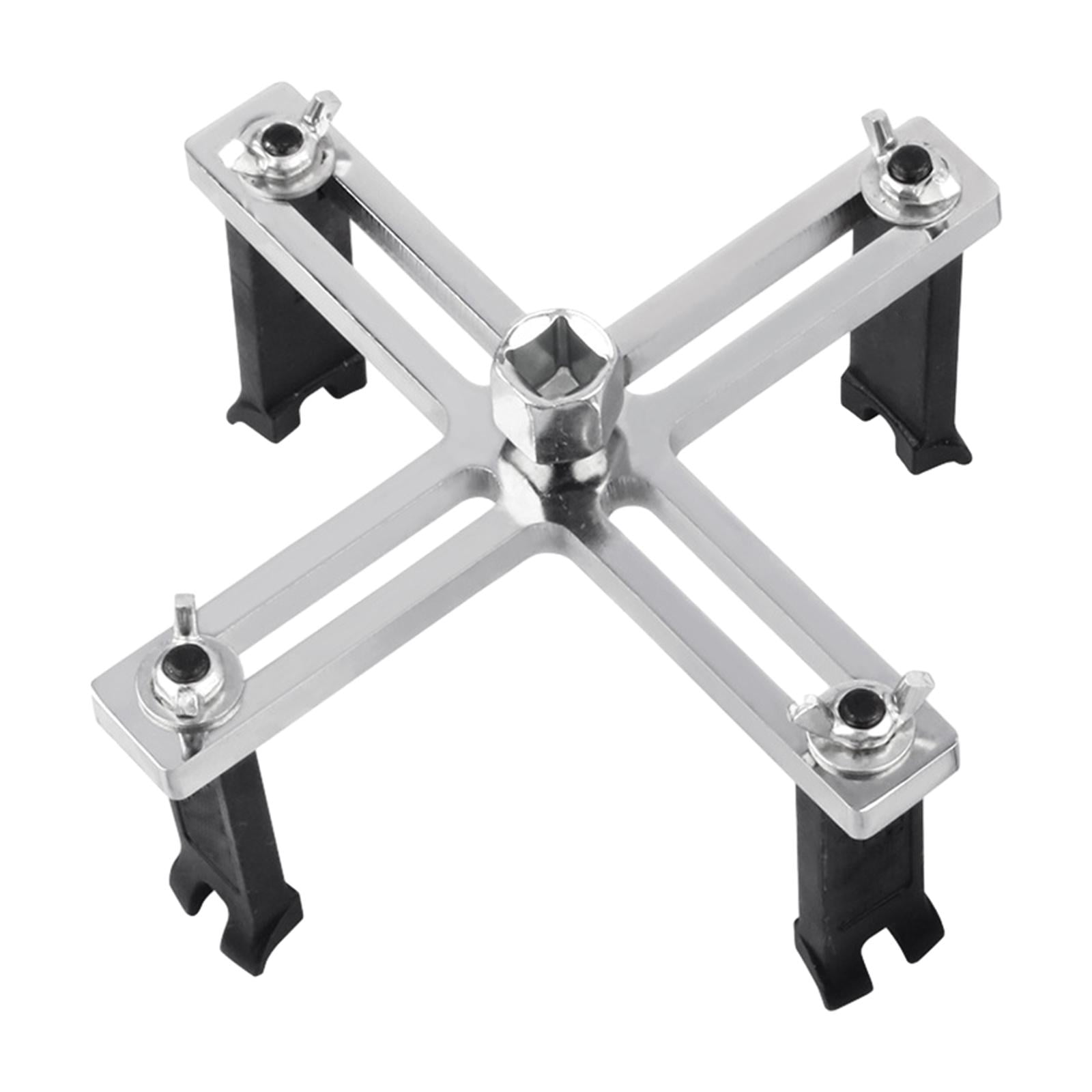 4 Jaws Fuel Tank Lid Wrench Adjustable Fuel Pump Removal Tool Metal ...