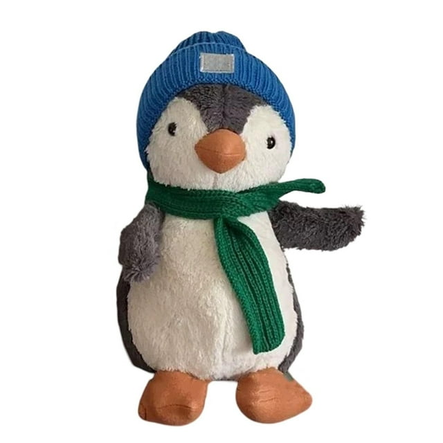 4" Jellycat Penguins With Green Scarves Stuffed Plushies, Jellycat ...
