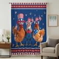 4 of July Sheer Curtains 108" Extra Long for Living Room, Farmhouse ...