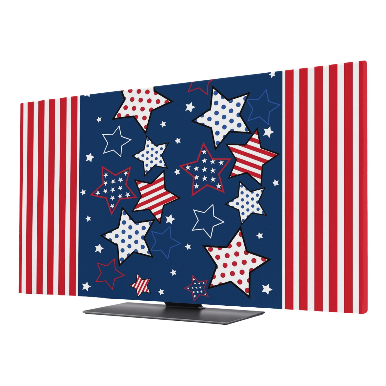 4 of July TV Cover for 43 Inch Screen,Stretch Fabric Dustproof TV ...