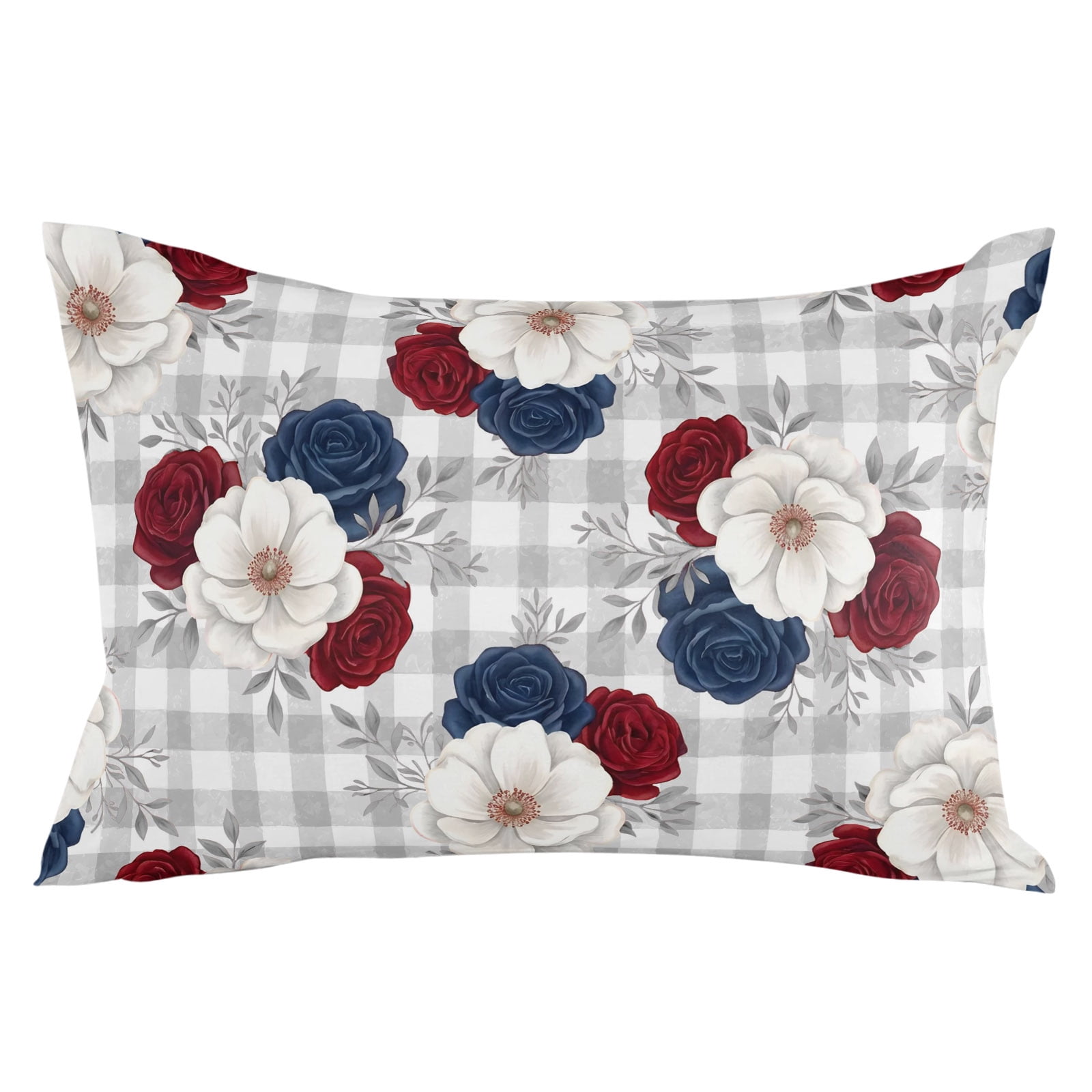 4 of July Throw Pillow Cover 16 x 24 Inch Decorative Pillow Cover ...