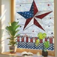 4 of July Window Privacy Film Rainbow Static Cling Stain Glass Window ...