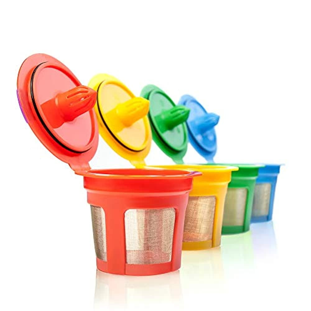 4 K-Cup Reusable Filters for Keurig 1.0 and 2.0 Brewers, K200, K250 ...