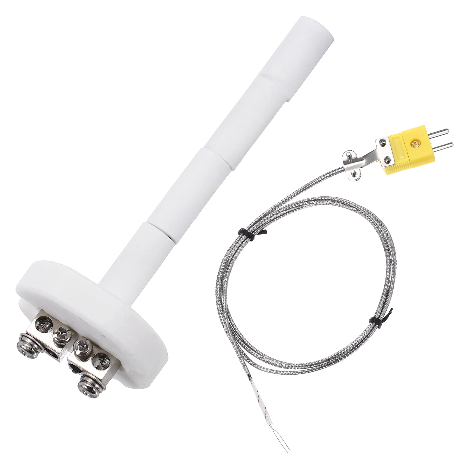 4" K Type Thermocouple Probe with 3.3 Ft Thermocouple Wire 1.5mmx100mm ...