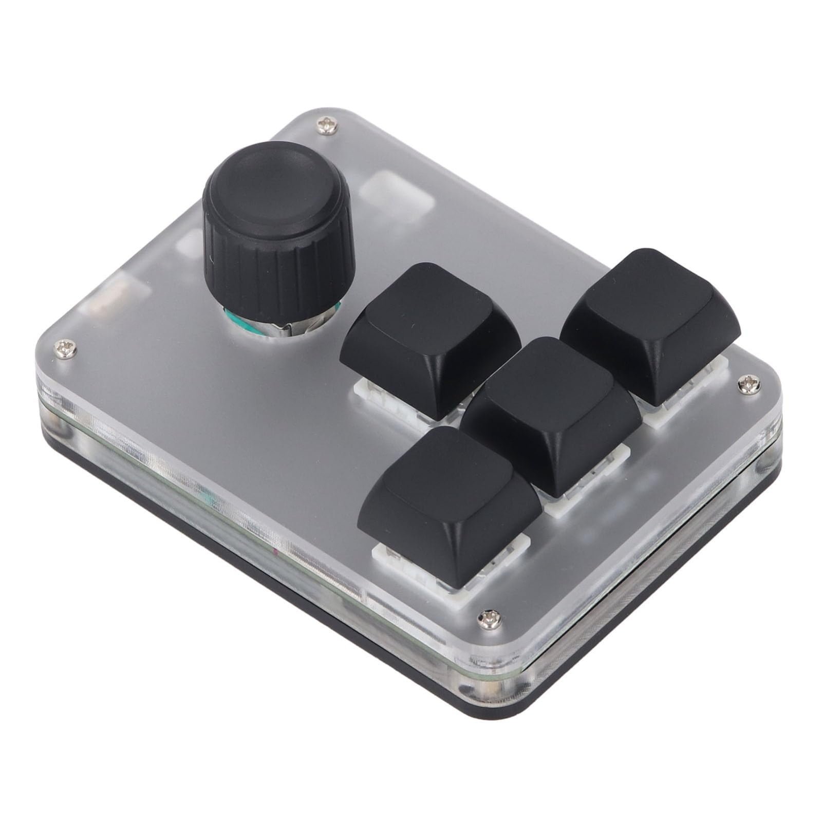 4 - Key 1 - Knob RGB LED Programming Keypad - Mini Mechanical Keyboard ...