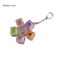 4-Key Keyboard Fidget Keychain with LED Lights – Mechanical Clicker ...