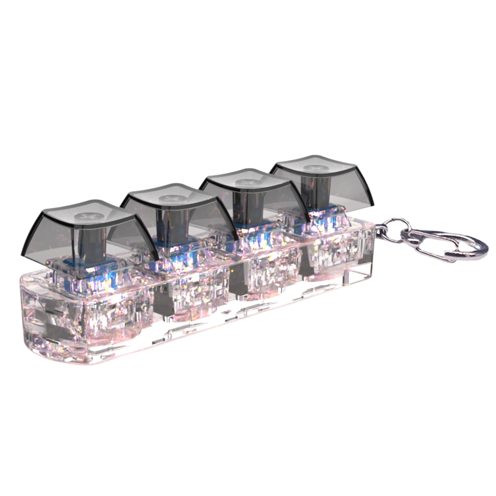 1PC 4-Key LED Light Keyboard Clicks Toy Keycap Tester For Stress Relief ...