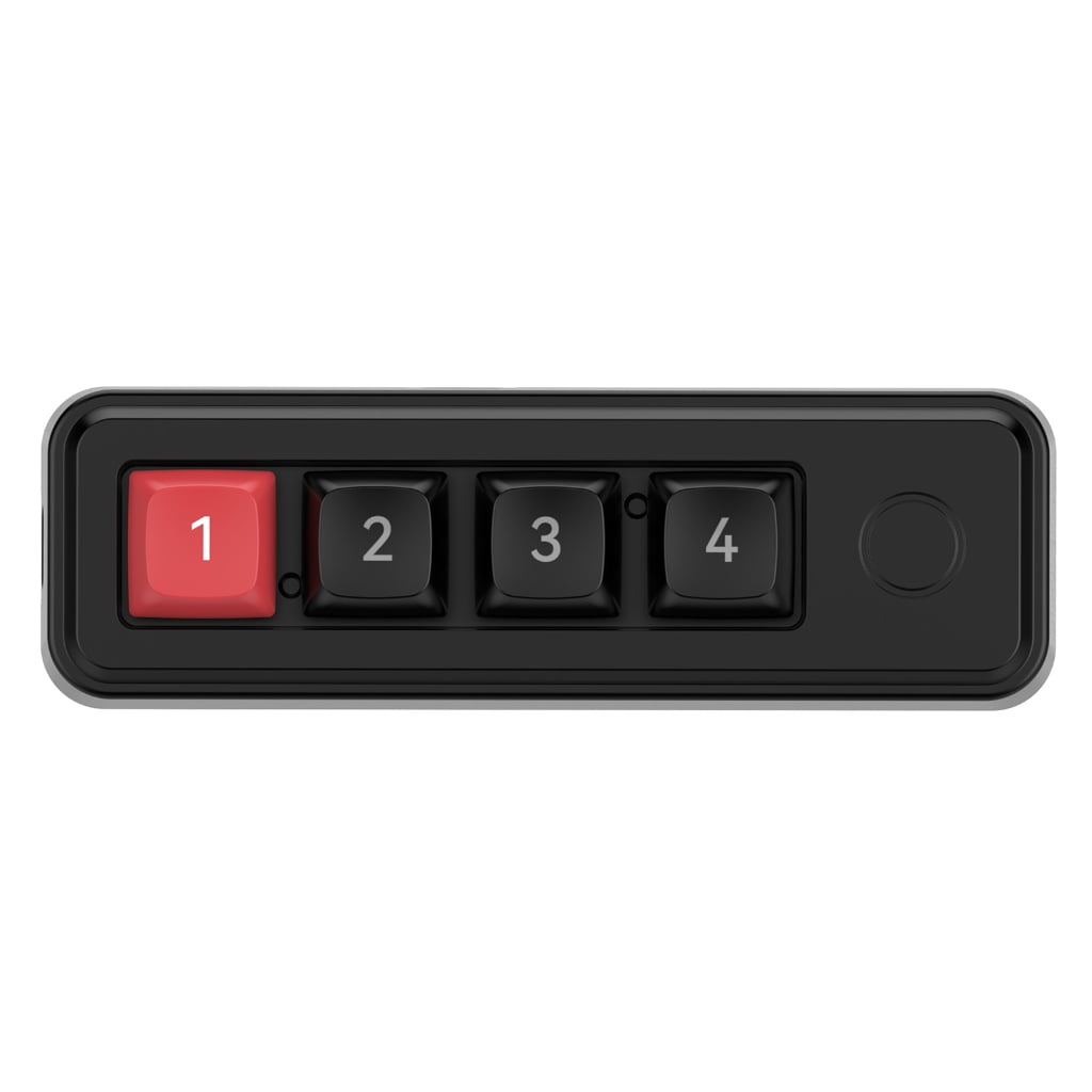 4 Key Mini Keypad Mechanical Gaming Keyboard with Hot Swappable Key and ...