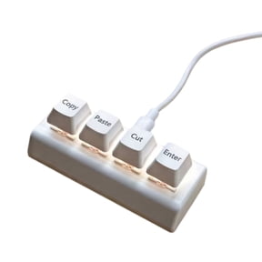 Keyboard With Copy And Paste Buttons