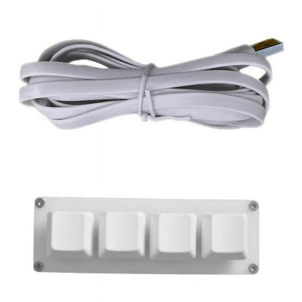 4-Key USB Mini Mechanical Keyboard Custom Shortcut Macro Programmable ...