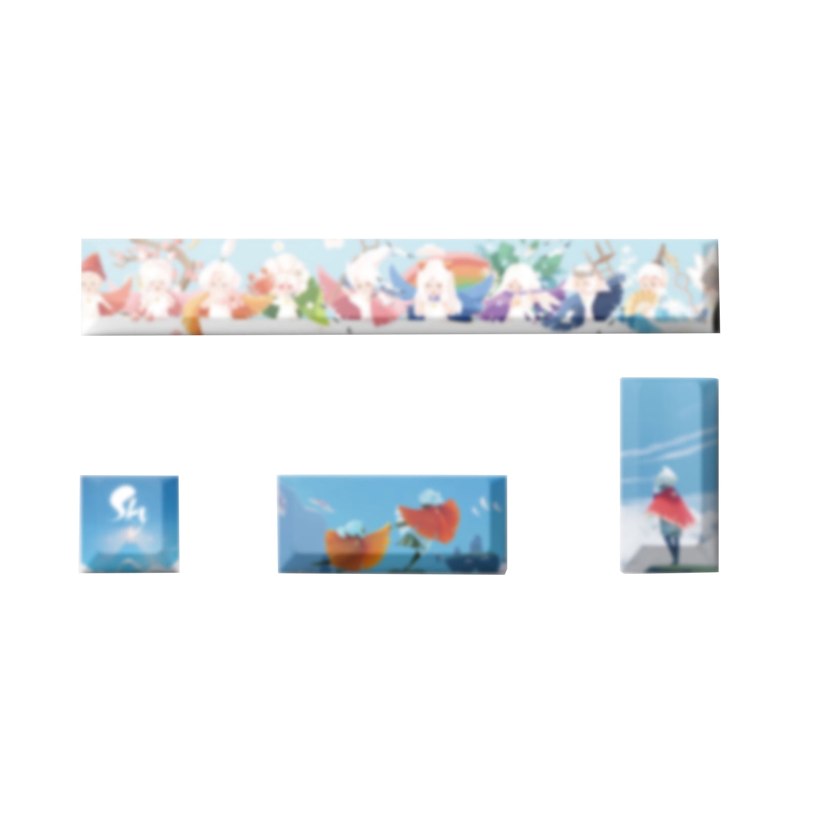 4 Keys Cherry Profile Custom Keycaps PBT Dye Sub Space Enter ESC Keys ...