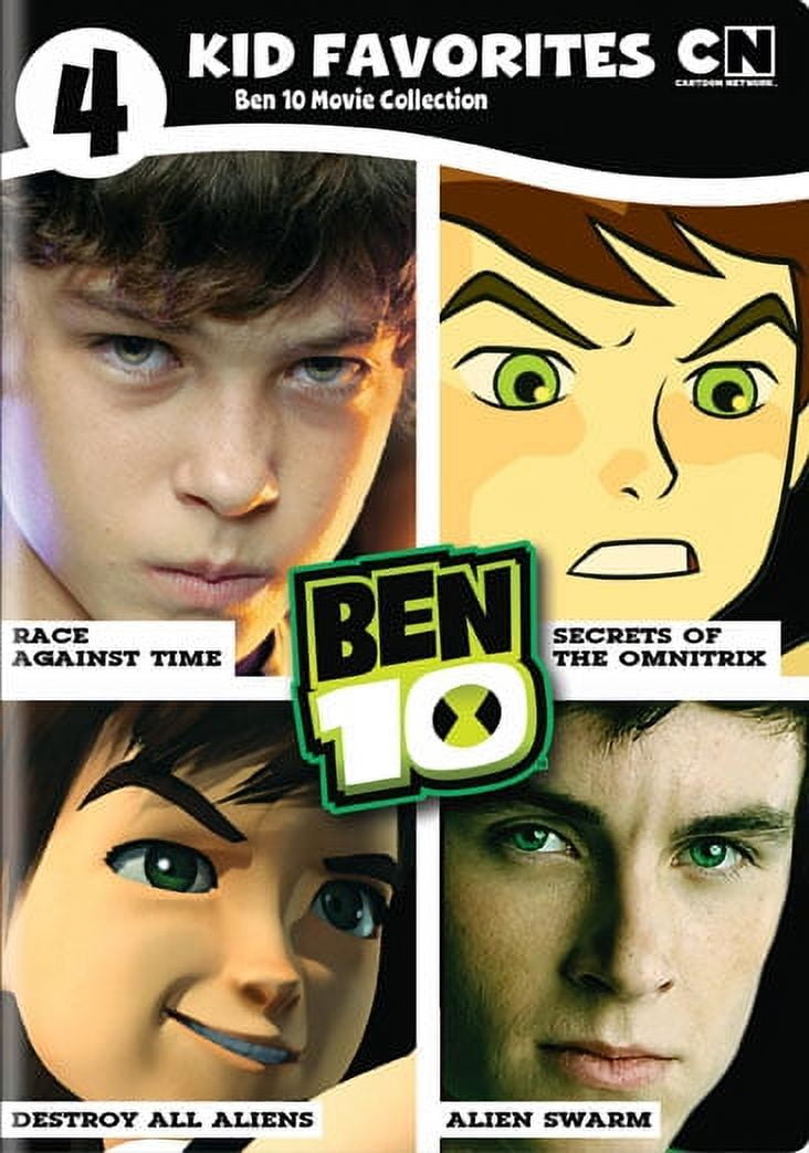 4 Kid Favorites: Cartoon Network Classic Ben 10 Movies [DVD] - Walmart ...