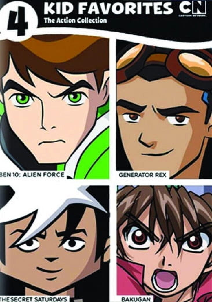4 Kid Favorites: Cartoon Network The Action Collection (DVD Set) [DVD ...