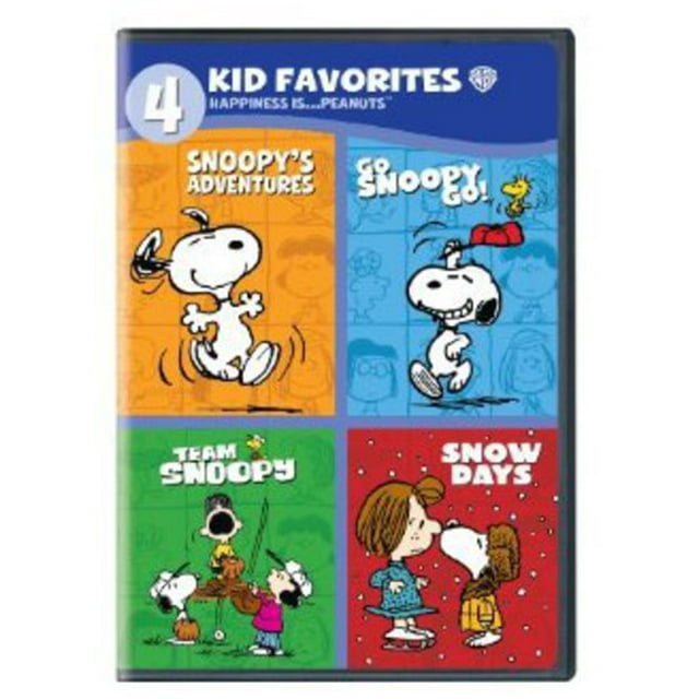 4 Kid Favorites: Happiness Is...Peanuts (DVD) - Walmart.com