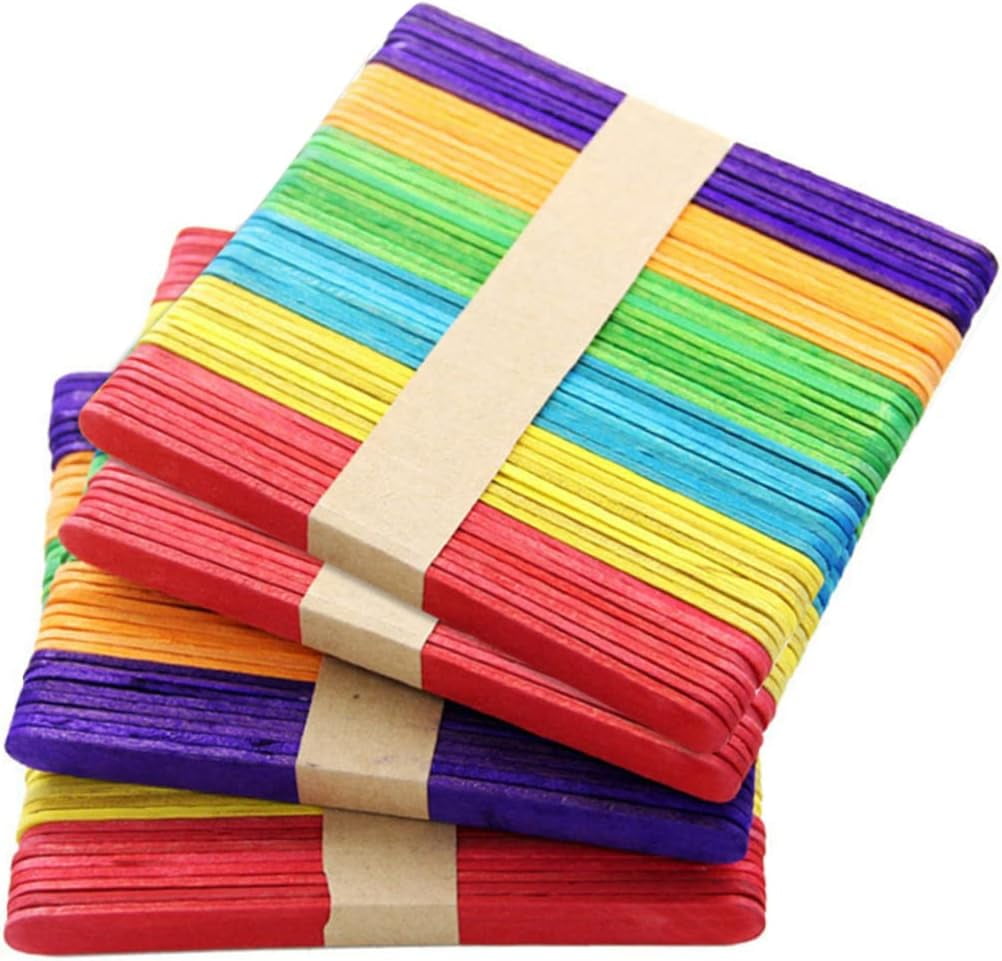 4 Kids DIY Projects Stick Wide Popsicle Wood Popsicle Sticks Wooden ...