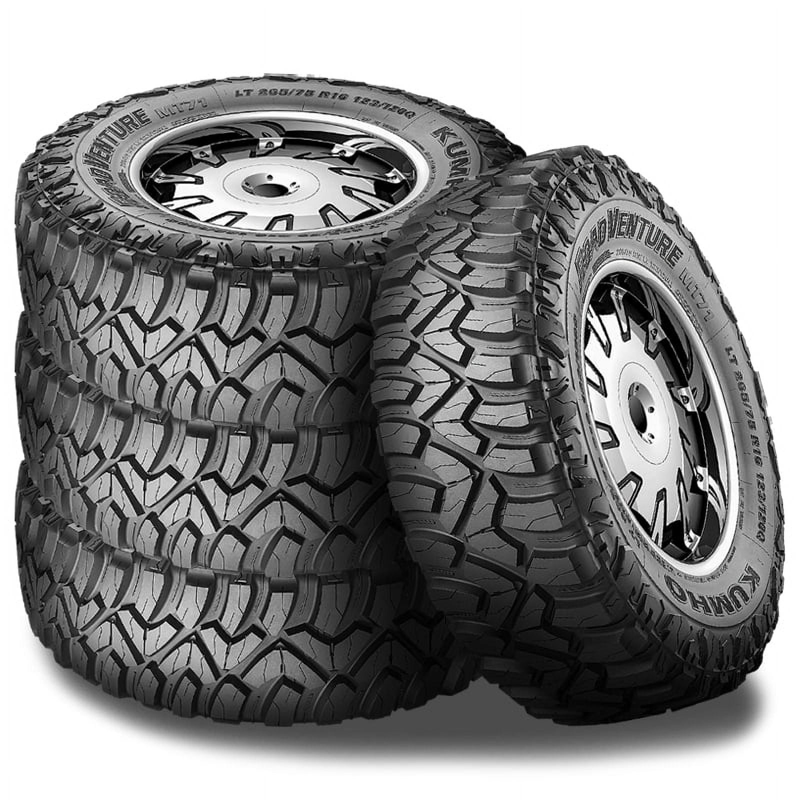 4 Kumho Road Venture MT71 33x12.50x15 108Q 6 Ply / Off-Road / Truck Mud ...
