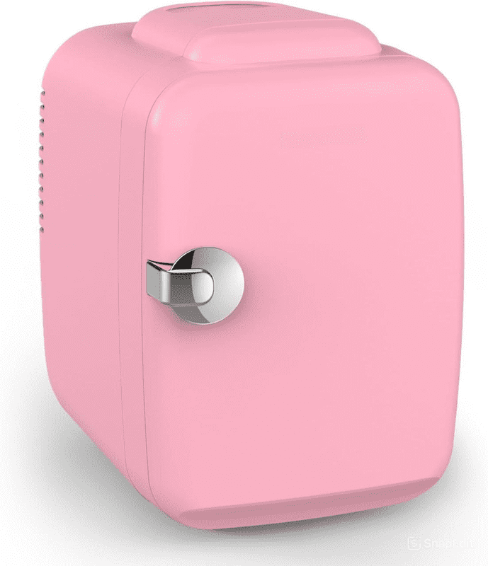 4 L Mini Fridge – Beauty Makeup Skincare Refrigerator, AC/DC Cooler ...
