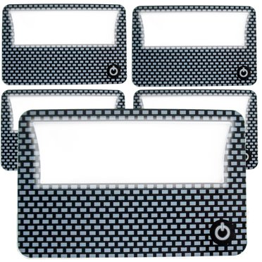 Credit Card Size Magnifier Magnifying Fresnel Lens Pocket Wallet ...