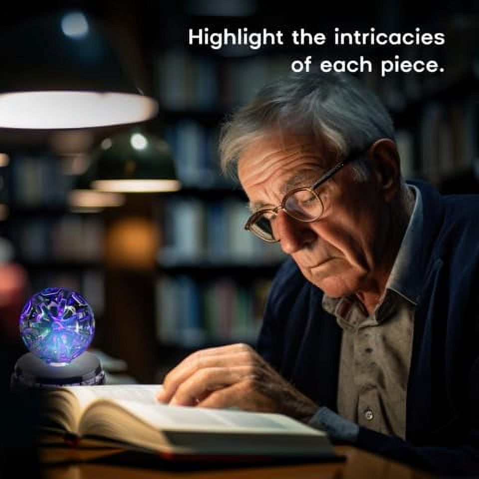 4 LED Display Base - Light Base for Glass Art - Lighted Glass Display ...