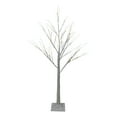 Northlight 4' LED Lighted White Birch Tree Outdoor Decoration - White ...