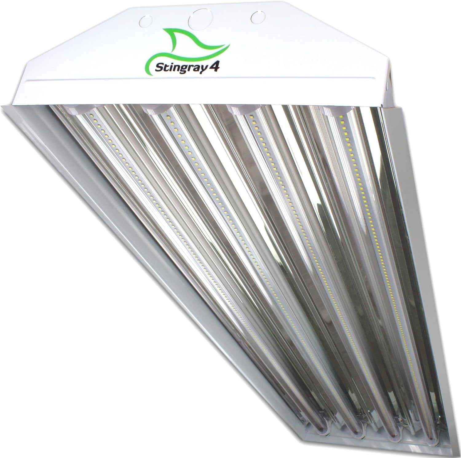 4 Lamp Bulb High Bay T8 LED HighBay Utility Shop Garage Warehouse Light ...