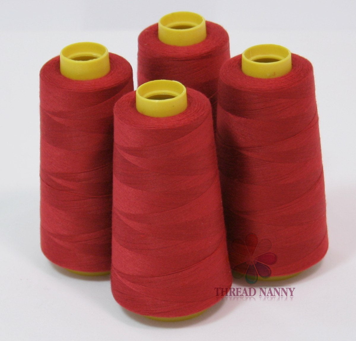 4 Large Cones (3000 Yards Each) Polyester Threads for Sewing Quilting ...