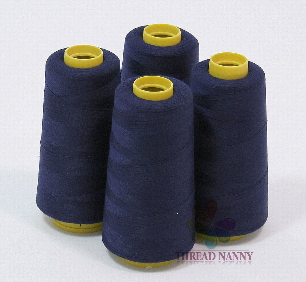 4 Large Cones (3000 Yards Each) Polyester Threads for Sewing Quilting ...