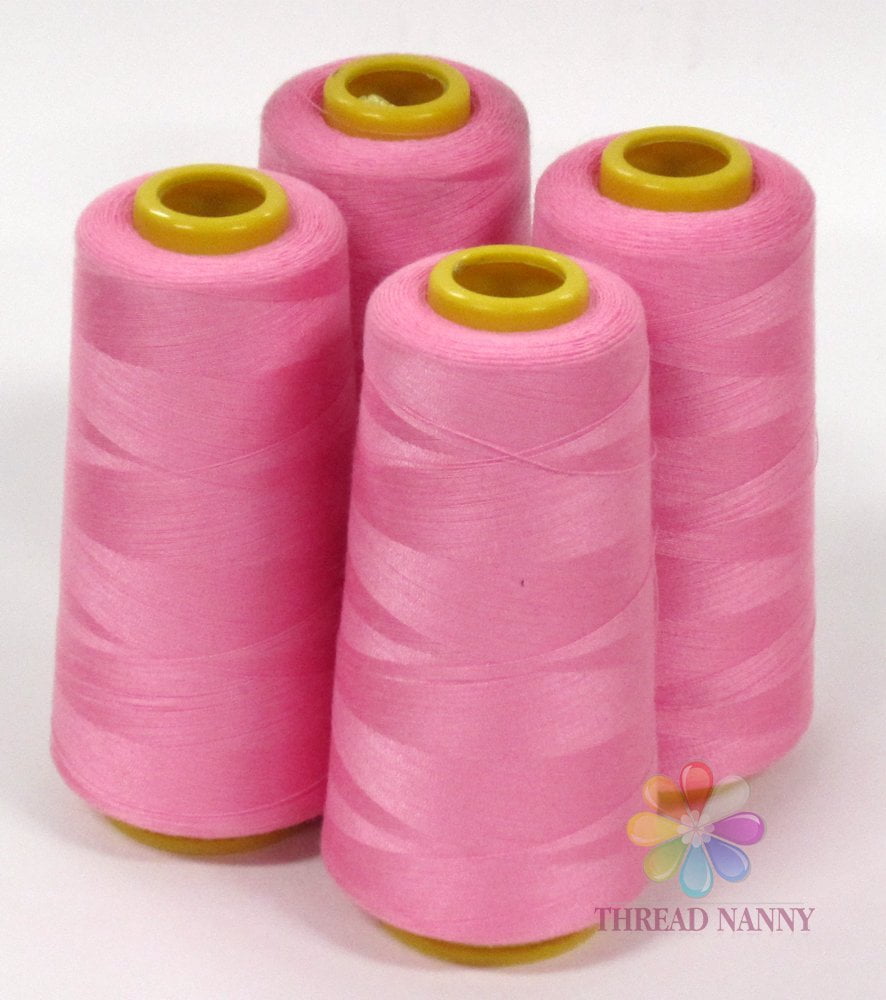 4 Large Cones (3000 yards each) of Polyester threads for Sewing ...