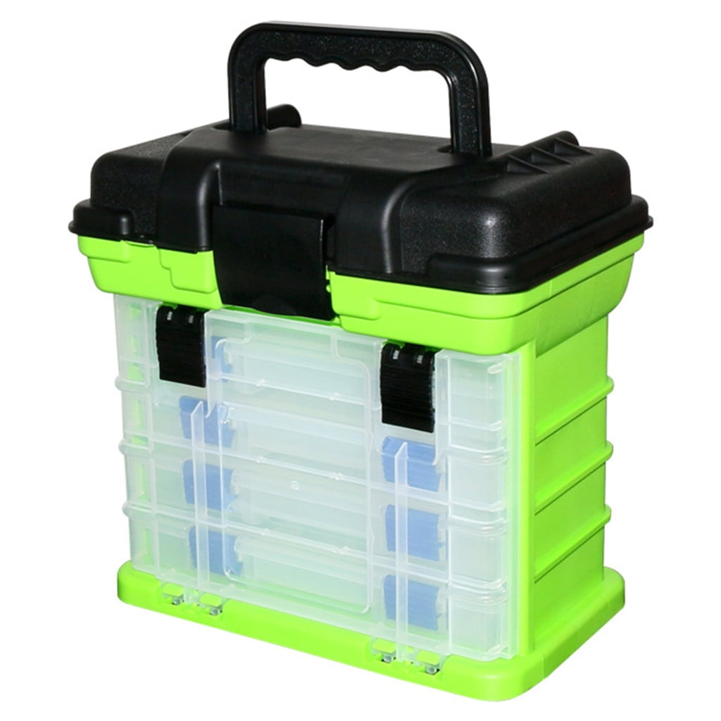 4 Layer Box Water Baits Case Outdoor Tackle Box, Protective Grip Carry ...
