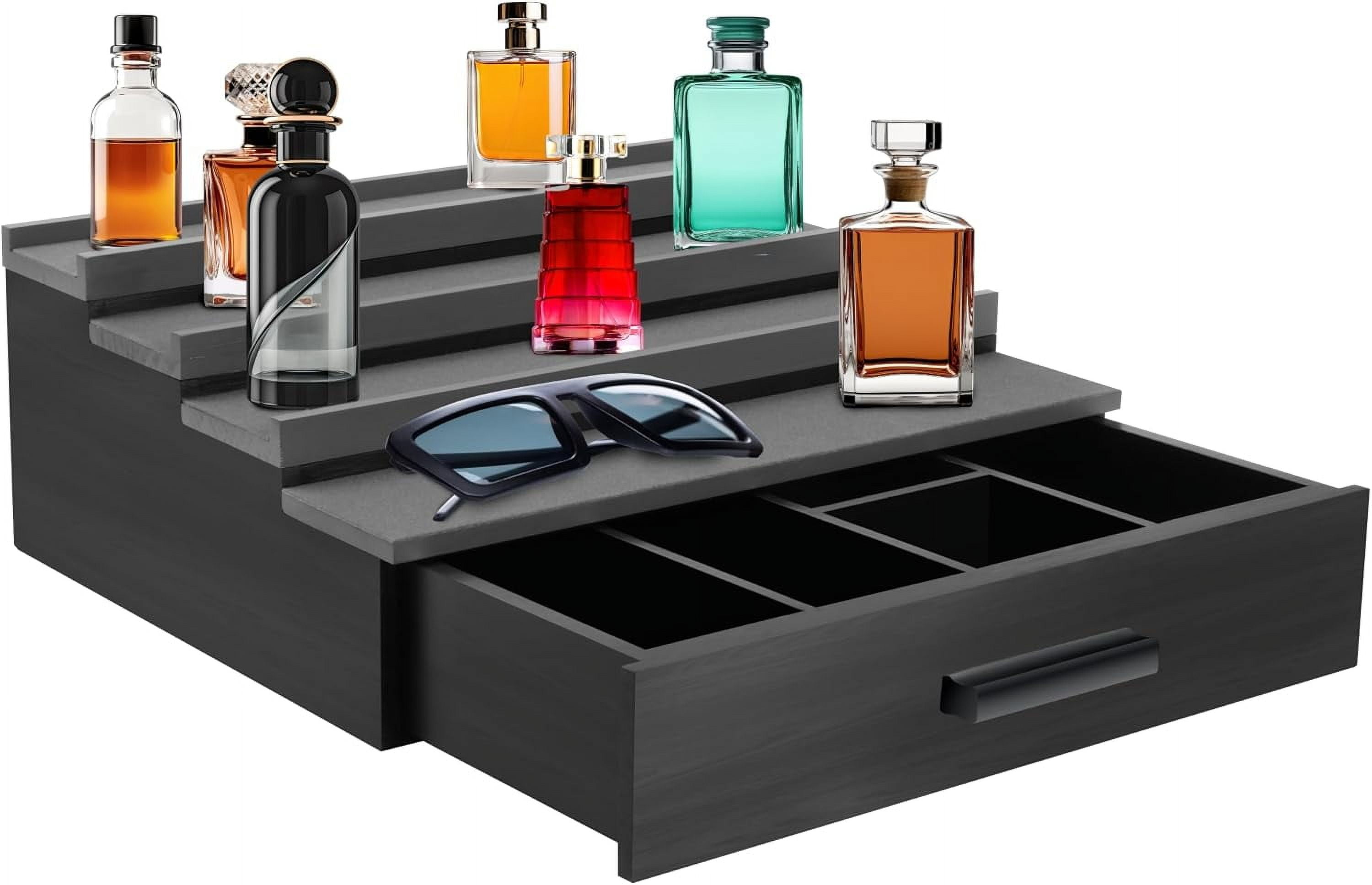 4-Layer Cologne Organizer For Men, Cologne Stand With Hidden ...