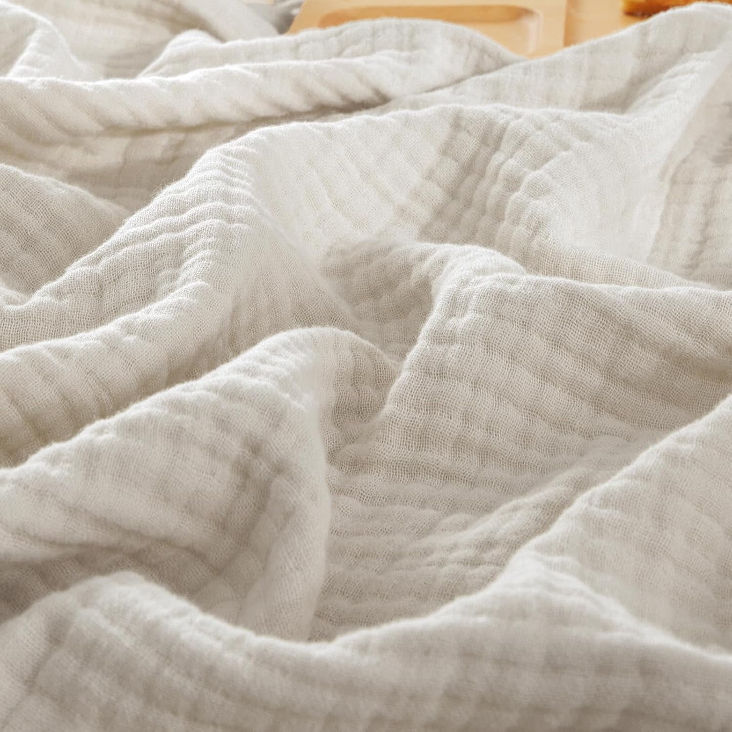 4-Layer Lightweight and Breathable Blanket for Summer,XXTS 100% Cotton ...