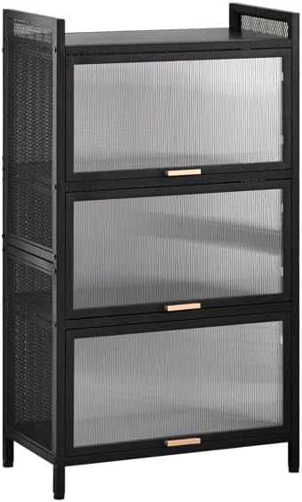 4-Layer Multifunctional Storage Cabinet with Cabinet Door, Kitchen ...