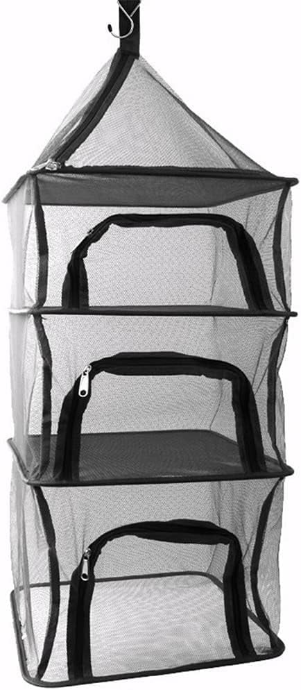 4 Layer Outdoor Hanging Foldable Drying Rack for Tableware Dishes Food ...