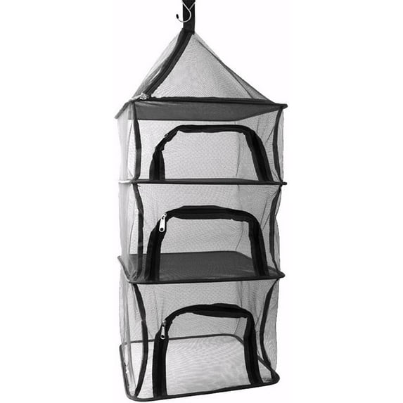 4 Layer Outdoor Hanging Foldable Drying Rack for Tableware Dishes Food ...