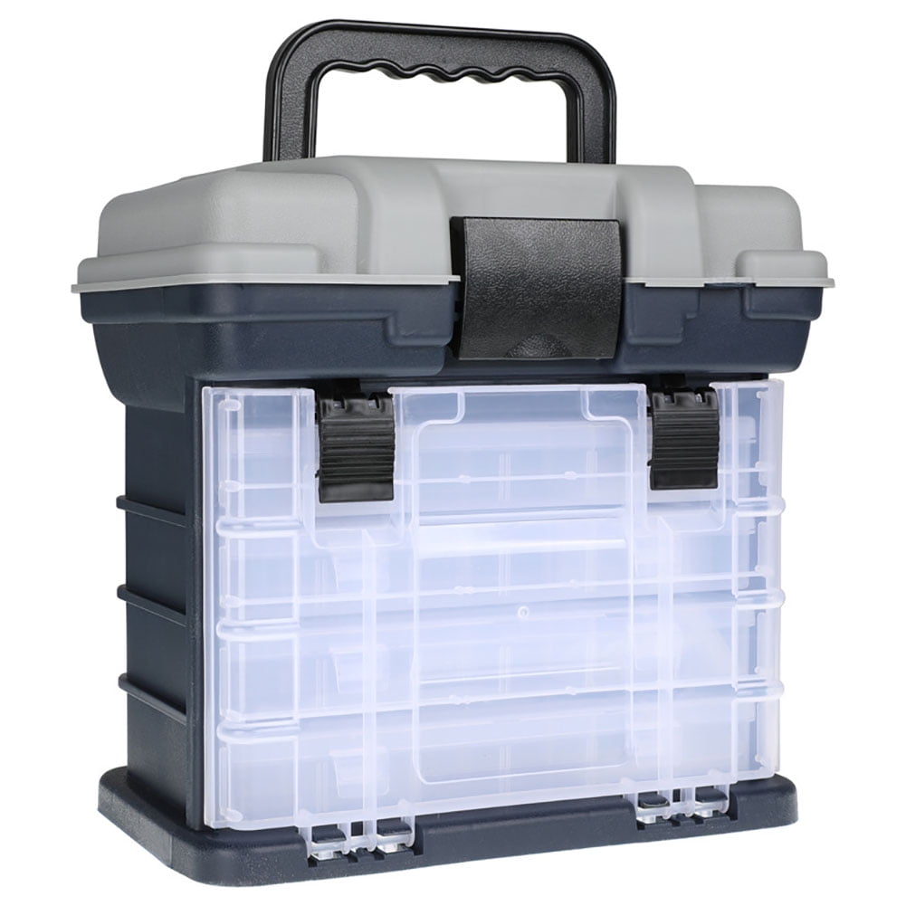 4 Layers Fishing Tackle Box Portable Handheld Large Capacity High ...