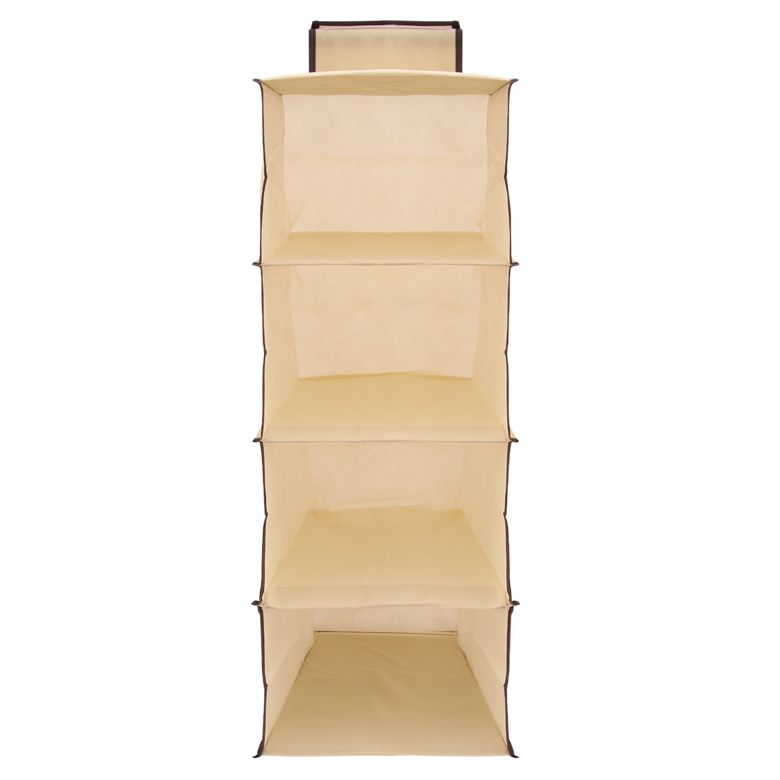 4 Layers Pocket Non-woven Fabric Hanging Bag Foldable Clothes Storage ...