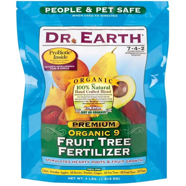 '4 Lb Bag Organic Fruit Tree Fertilizer 7-4-2 [Set of 12] - Walmart.com