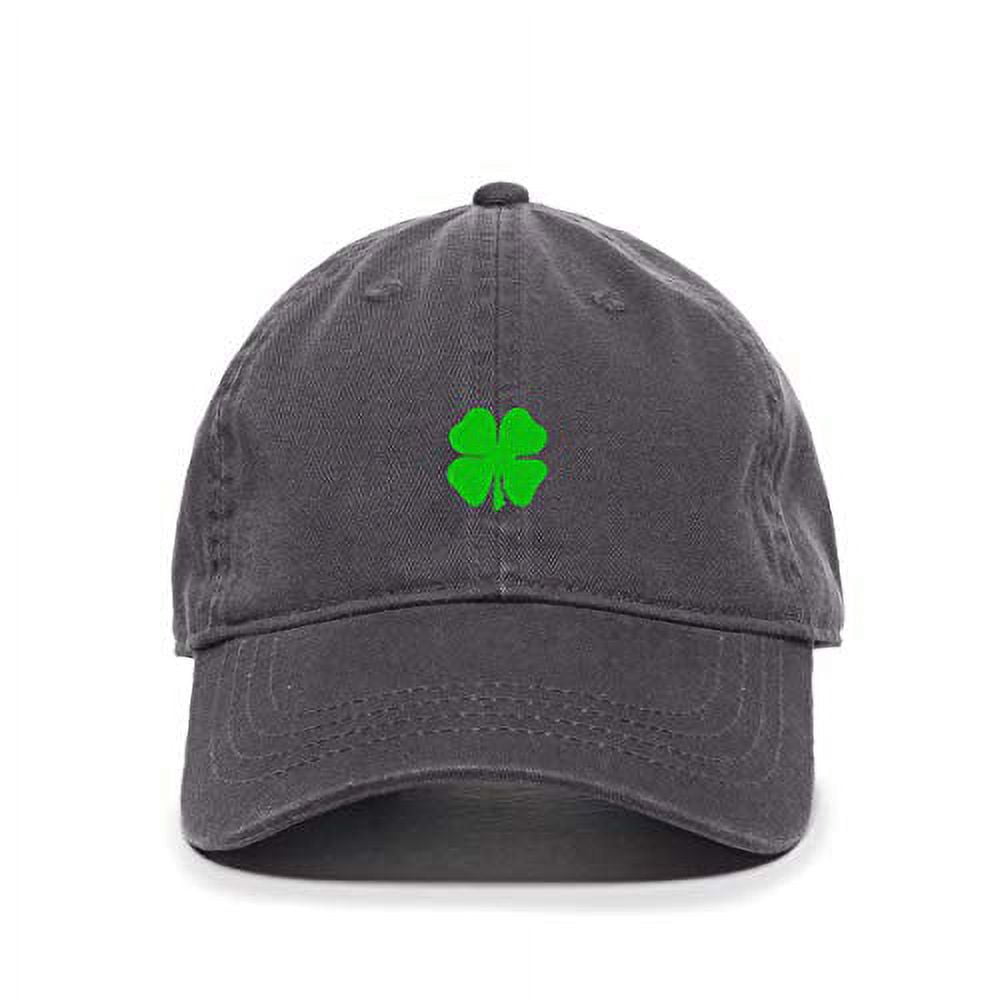 4 Leaf Clover Shamrock Baseball Cap Embroidered Cotton Adjustable Dad ...